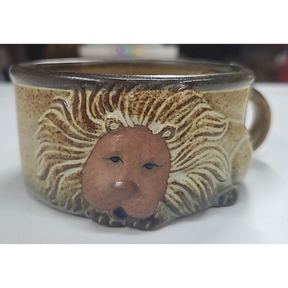 Dining | Vintage John Buck Mighty Lion Pottery Stoneware Soup Mug ...
